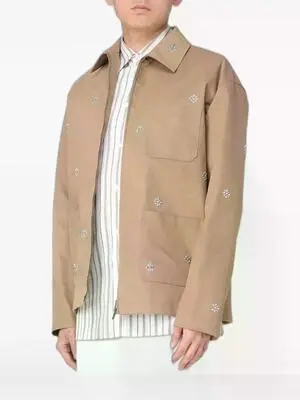 GOLDEN GOOSE Stud-embellished Shirt Jacket