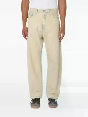 Carhartt Work In Progress Logo-patch Straight-leg Jeans