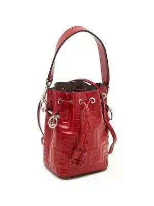 Fendi Mon Tresor Ff Embossed Bucket Bag