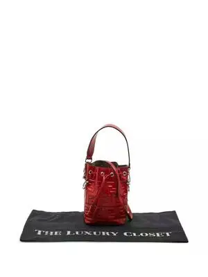 Fendi Mon Tresor Ff Embossed Bucket Bag