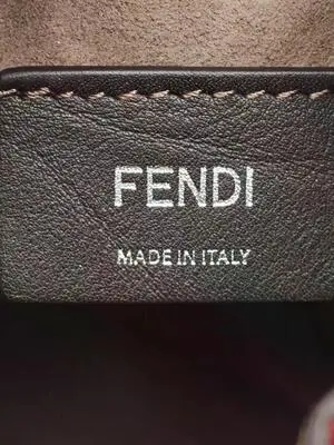 Fendi Mon Tresor Ff Embossed Bucket Bag