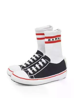 Marni Logo-print Sock-style Sneakers