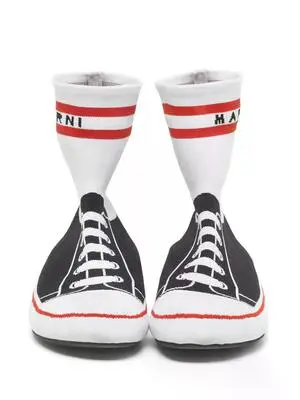 Marni Logo-print Sock-style Sneakers