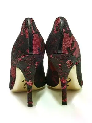 Moschino Lace Mesh Stiletto Pumps