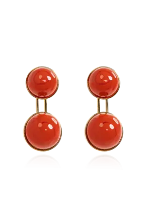 Alaïa Earrings With Ball-shaped Pendants