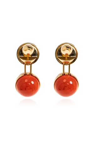 Alaïa Earrings With Ball-shaped Pendants
