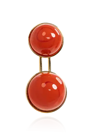 Alaïa Earrings With Ball-shaped Pendants