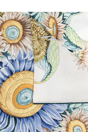FERRAGAMO Silk Scarf With Print