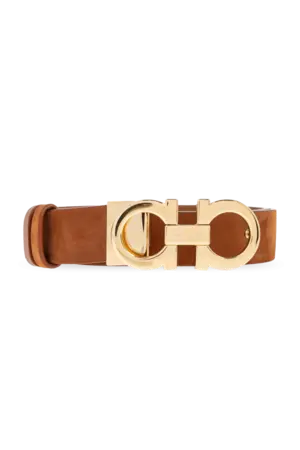 FERRAGAMO Reversible Belt - Brown