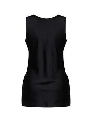 Stella McCartney Black Satin Draped Top