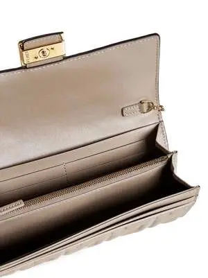 Fendi Taupe Nappa Leather Wallet