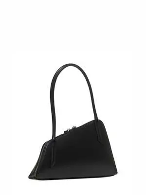 Attico Sunrise Leather Shoulder Bag