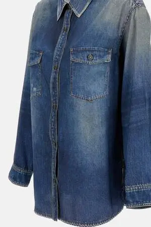 GOLDEN GOOSE Patty Oversize Denim Shirt