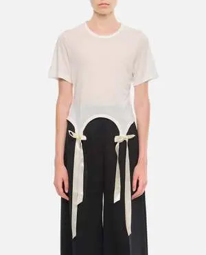 Simone Rocha T-shirt With Bow Detail - Multicolor