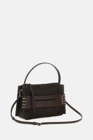 JW Anderson Woven Leather Loafer Bag