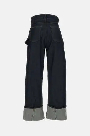 JW Anderson Twisted Turn-up Workwear Denim Jeans