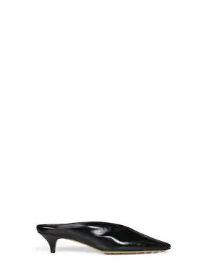 BOTTEGA VENETA BOTTEGA VENETA Shiny Leather Vesta Mule Pumps