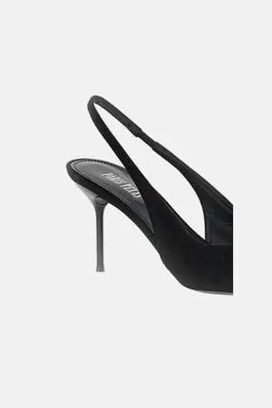 Paris Texas Lidia Slingback 70 Stiletto High Heel Shoes - Multicolor