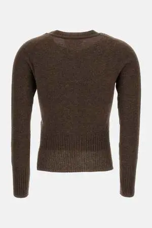 Simone Rocha Relaxed Cashmere Cardigan With Crystal-cut Appliqu - Multicolor