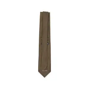 TOM FORD Silk Houndstooth Neck Tie - Brown