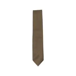 TOM FORD Silk Houndstooth Neck Tie - Brown