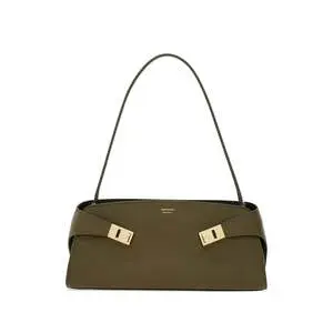 FERRAGAMO Shoulder Bags - Green