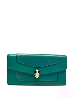 BVLGARI Serpenti Forever Continental Wallet - Green