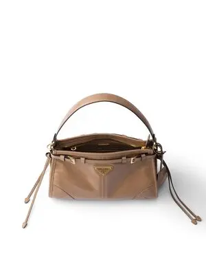 Prada Bonnie Small Leather Handbag - Pink