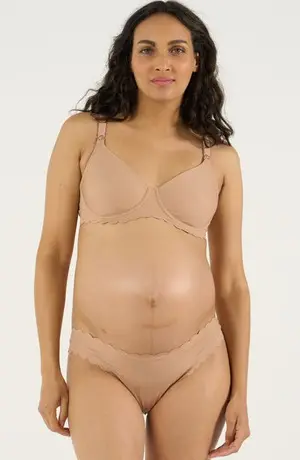 CACHE COEUR Skin Invisible Maternity And Nursing Bra I/j Cup - Latte