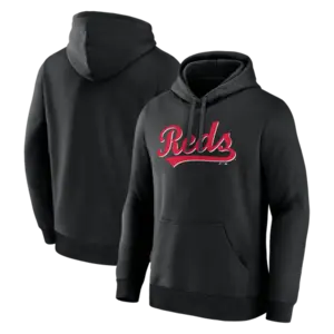 LOGO ATHLETIC Cincinnati Reds Wordmark Hoodie By - Black