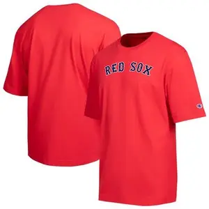 Champion Boston Sox All Star Chenille Wordmark T-shirt - Red