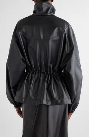 Givenchy Gathered Leather Jacket