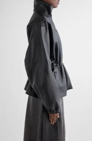 Givenchy Gathered Leather Jacket