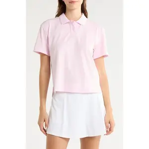 G/fore G/FORE Tux Boxy Golf Polo Blush