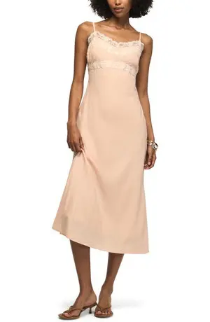 Lucky Brand Simone Lace Trim Sleeveless Maxi Dress