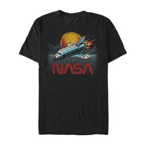 NASA Technology Landscape Graphic T-shirt - Black
