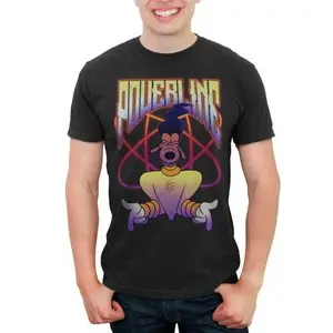 A GOOFY MOVIE Powerline Pose Graphic T-shirt - Black