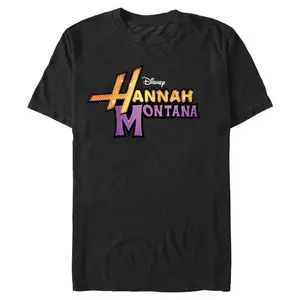 HANNAH MONTANA Classic Logo Graphic T-shirt - Black