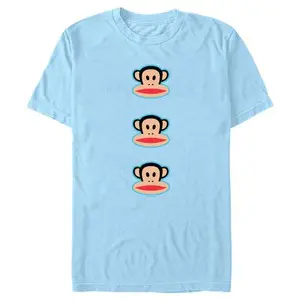 PAUL FRANK Stacked Julius Graphic T-shirt - Light Blue