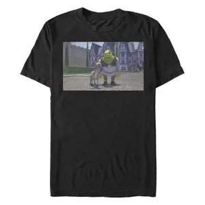 SHREK Shocked Duo Short Sleeve Graphic T-shirt - Black