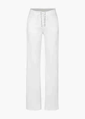 TT STUDIOS Mikey Jean Relaxed Straight Leg - White St.