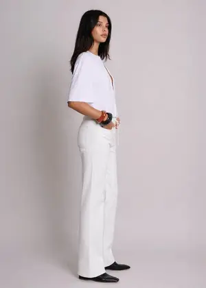 TT STUDIOS Mikey Jean Relaxed Straight Leg - White St.
