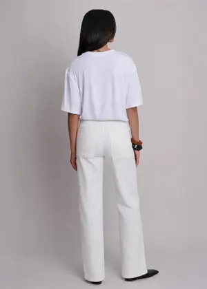 TT STUDIOS Mikey Jean Relaxed Straight Leg - White St.