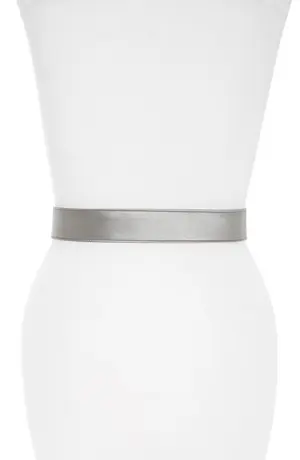 Manolo Blahnik Hangisi Jewel Buckle Satin Belt
