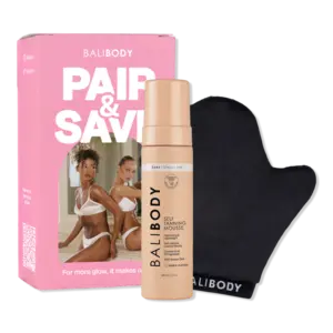 BALI BODY Self Tanning Mousse & Mitt Set - Dark