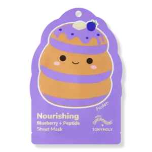 TONYMOLY Squishmallows Hydrating Printed Essence Facial Sheet Masks Paden Nourishing - One-color