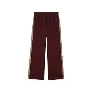 Burberry BURBERRY Cotton Track Pants With Equestrian Knight Design Red