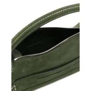 JW Anderson Suede Satchel Bag - Green