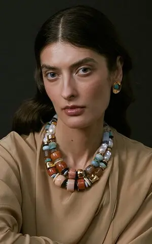 LIZZIE FORTUNATO Ariel Necklace