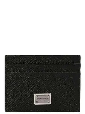 Dolce & Gabbana Logo Tag Card Holder - Black